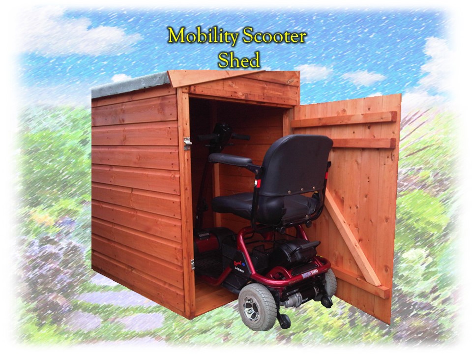 Mobility Scooter Garage/Shed – theshedshop.com